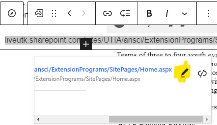Navigation Block | UTIA WordPress Guide
