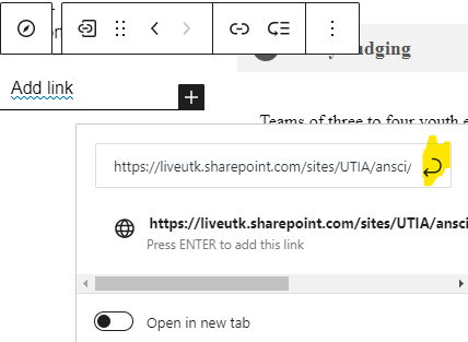 Navigation Block | UTIA WordPress Guide