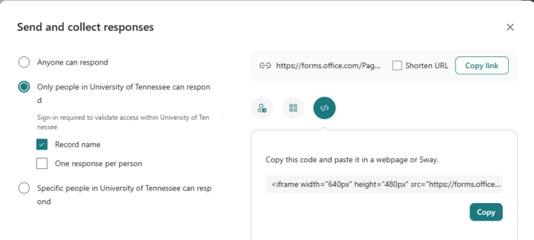 Embedding Microsoft Forms Utia Wordpress Guide